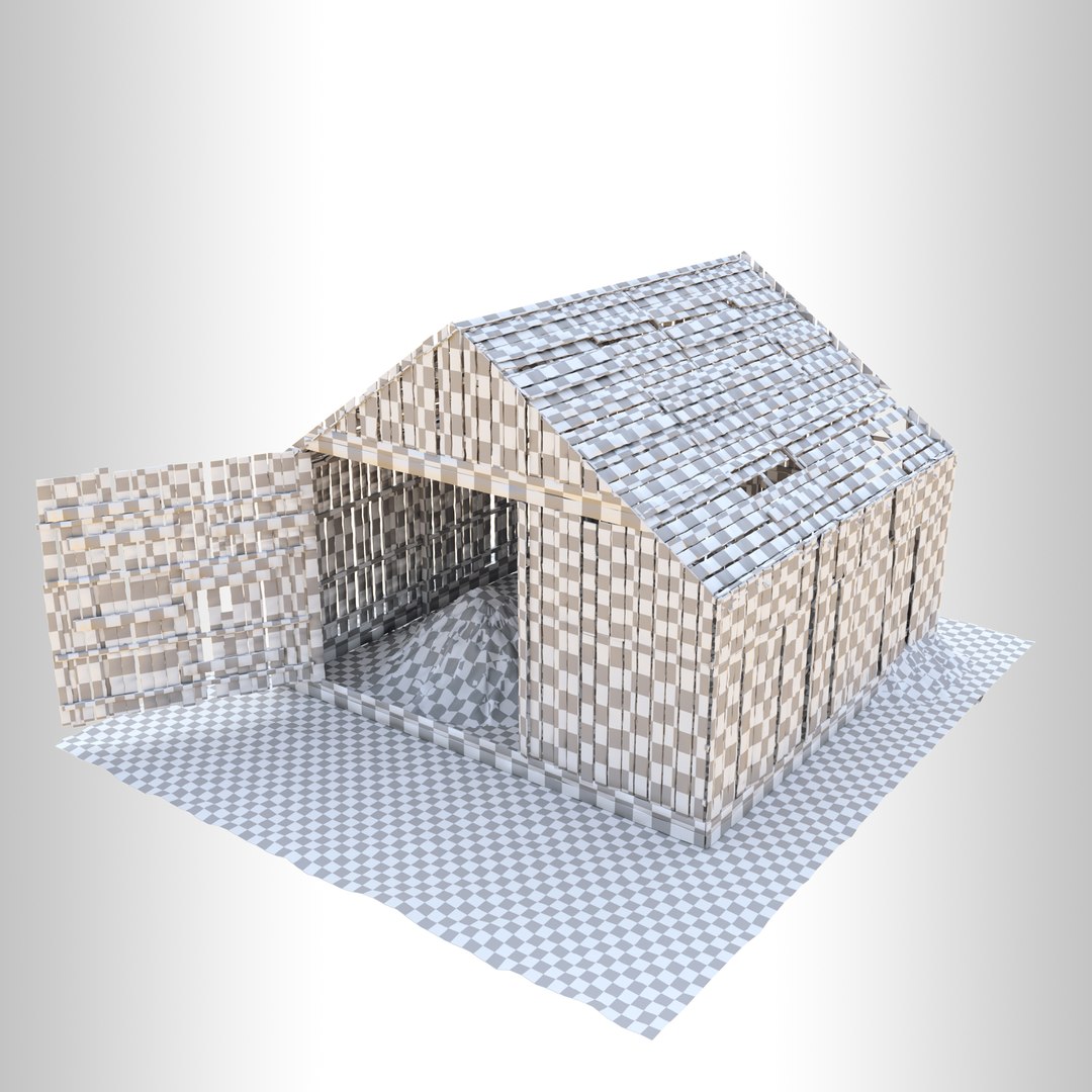 3D Old Hay Barn Interior Scene 3D Model - TurboSquid 2155133