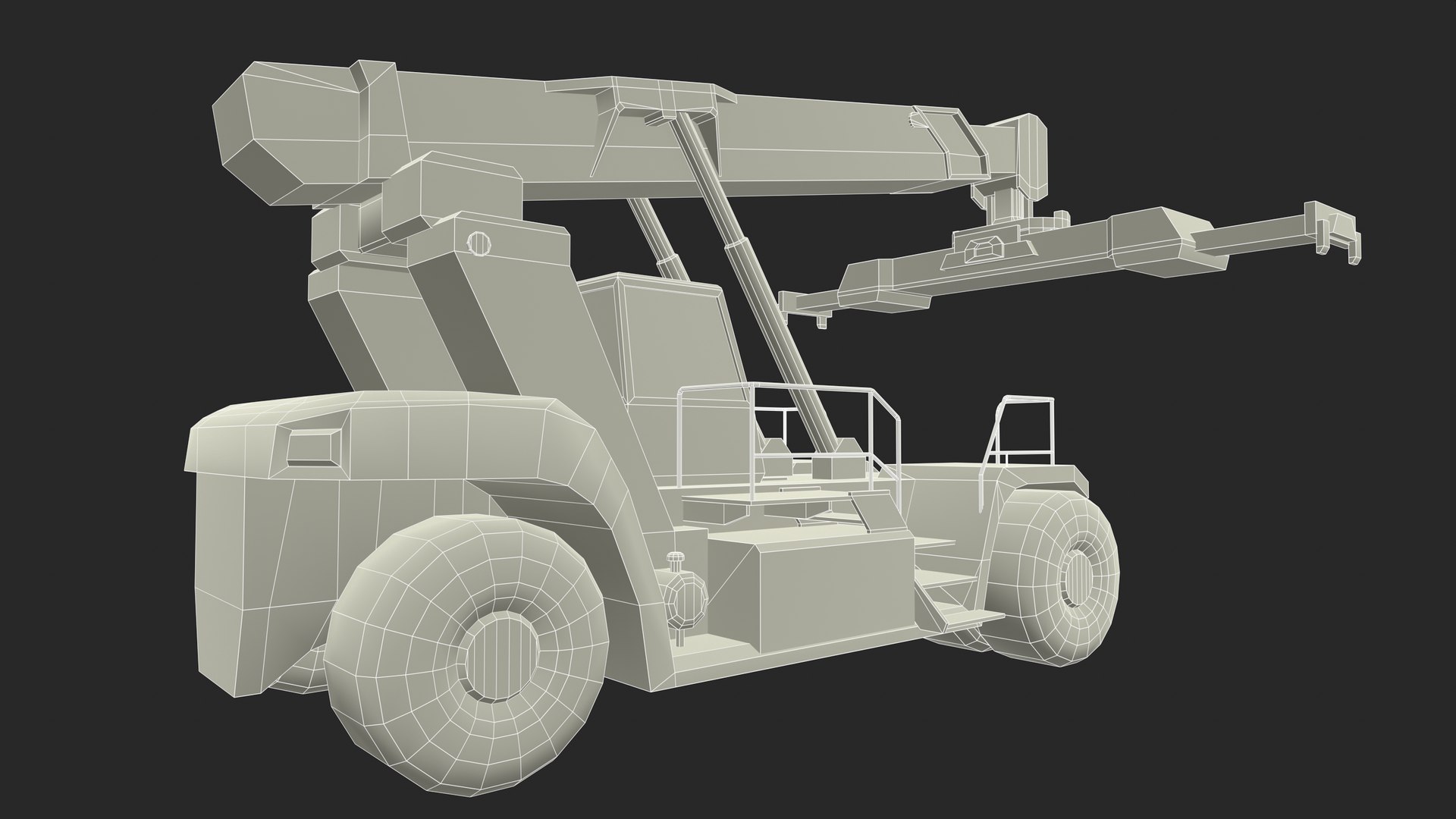 Reach Stacker 3d Model
