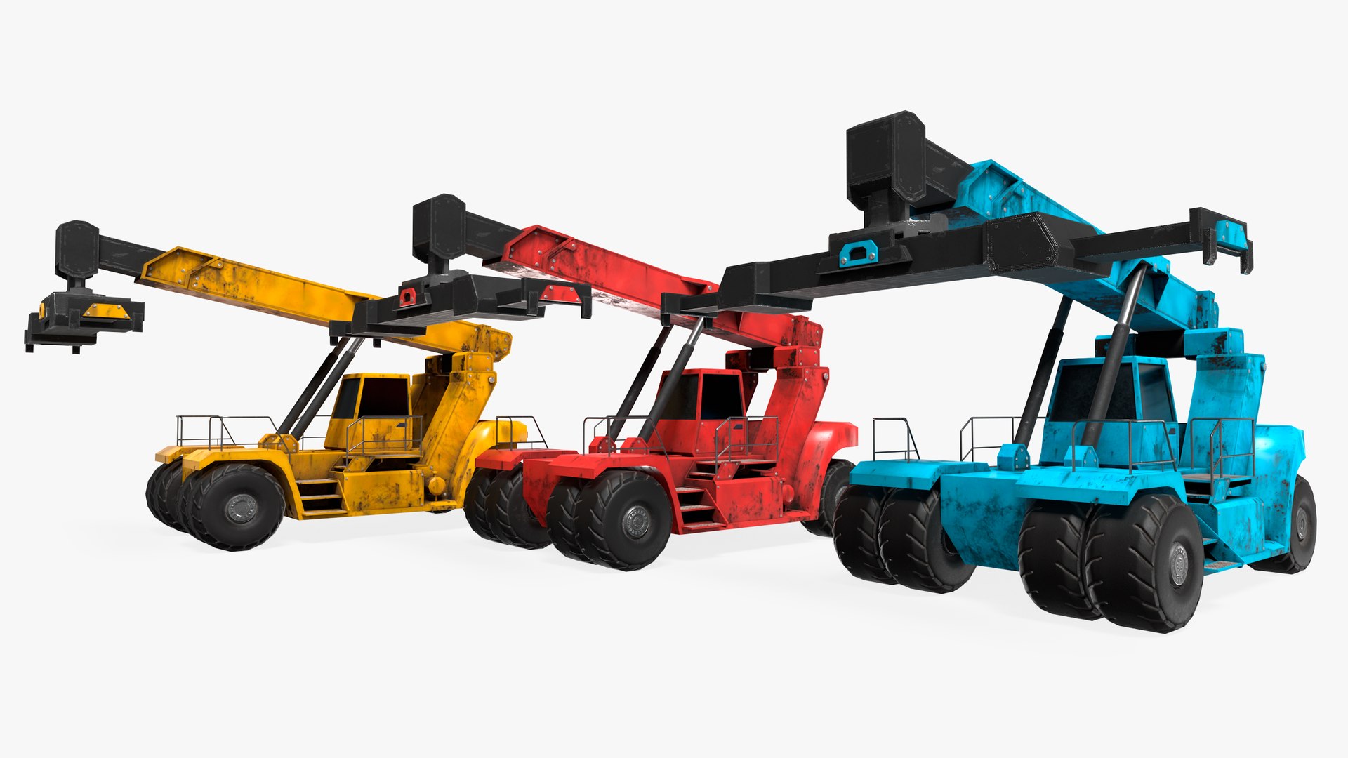 Reach Stacker 3d Model
