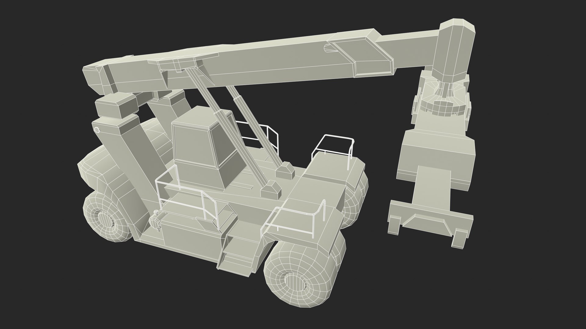 Reach Stacker 3d Model