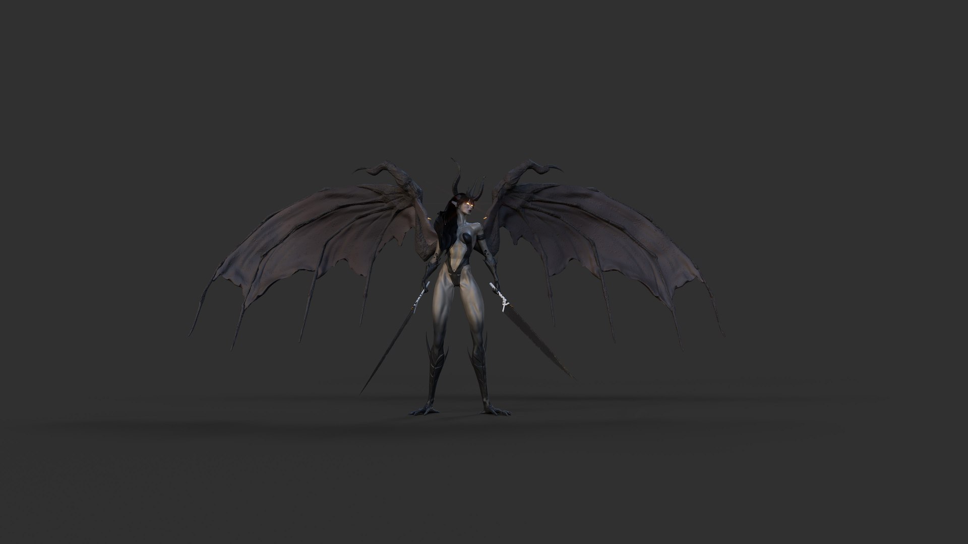 3D Model Demon Girl - TurboSquid 2019092