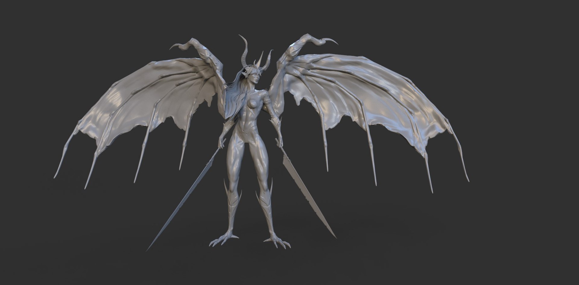 3D Model Demon Girl - TurboSquid 2019092