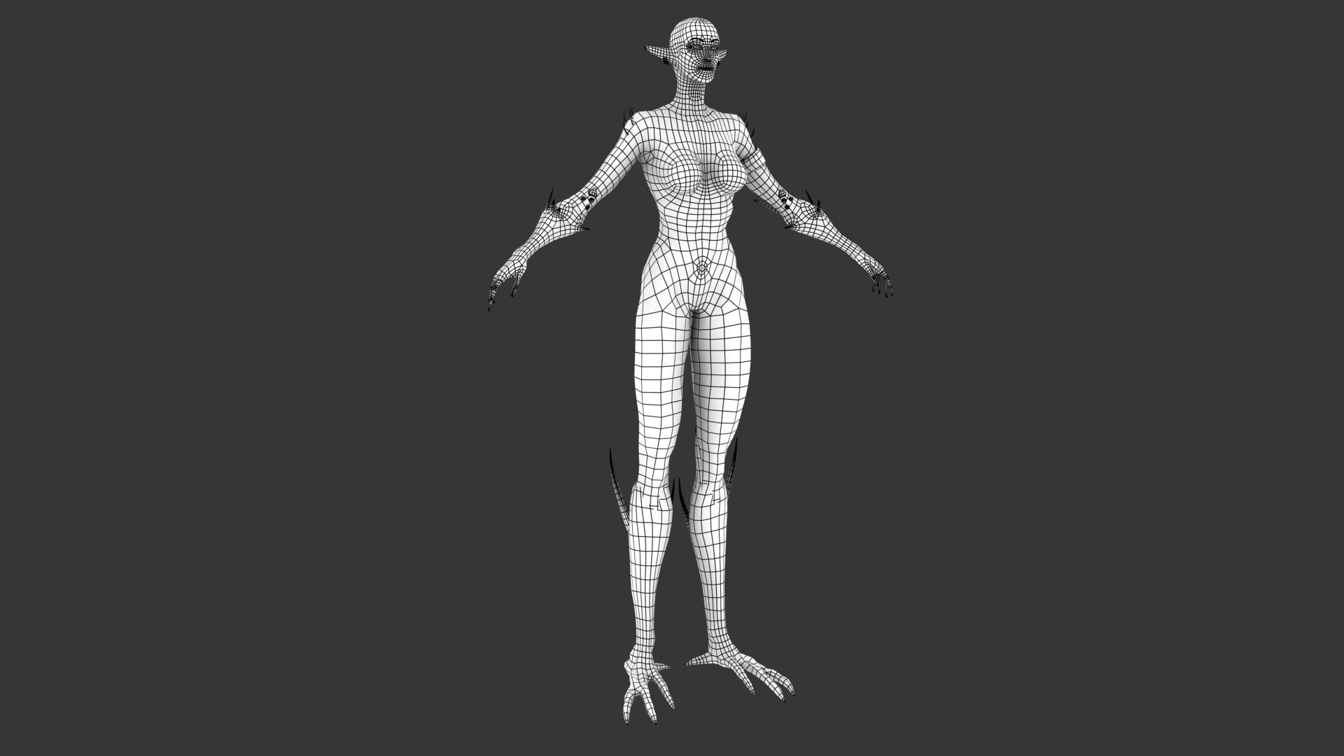 3D Model Demon Girl - TurboSquid 2019092