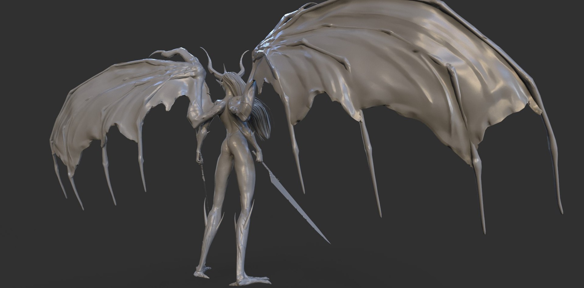 3D Model Demon Girl - TurboSquid 2019092
