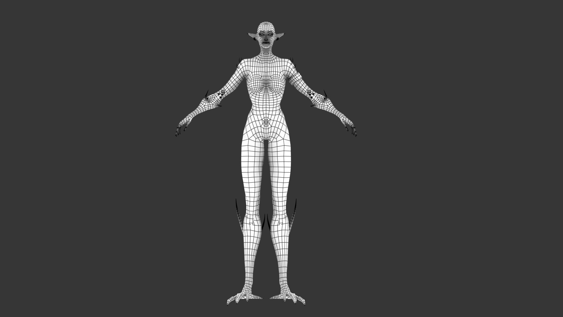 3D Model Demon Girl - TurboSquid 2019092