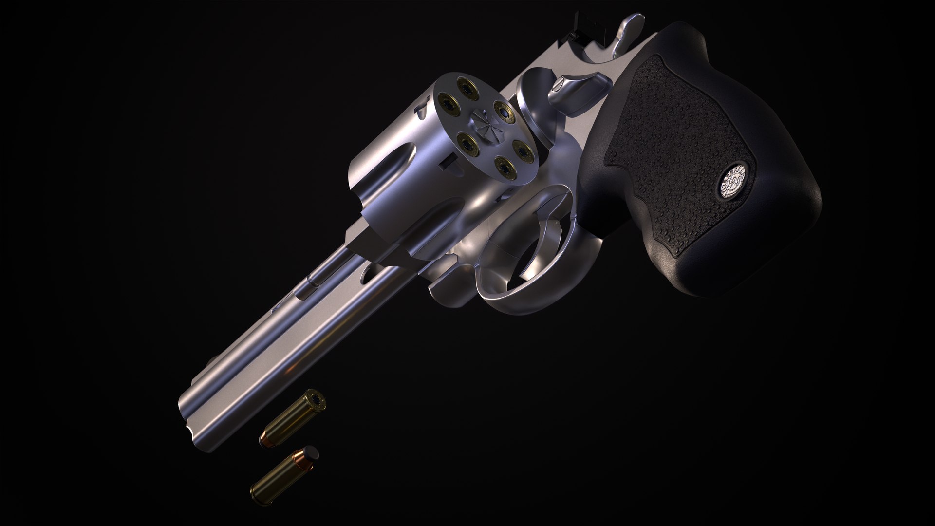 Magnum 44 Revolver 3D Model - TurboSquid 2124407
