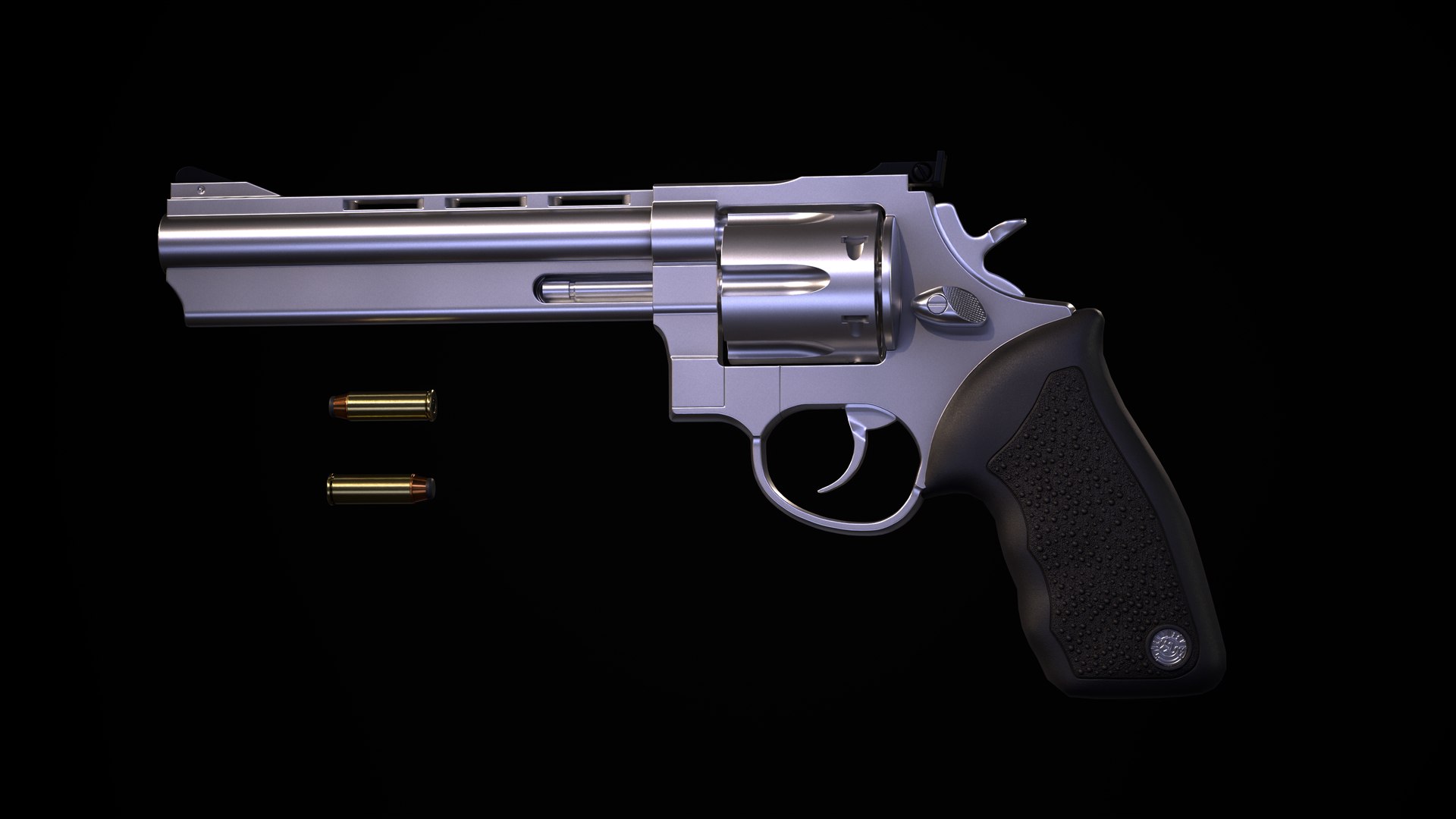 Magnum 44 Revolver 3D Model - TurboSquid 2124407