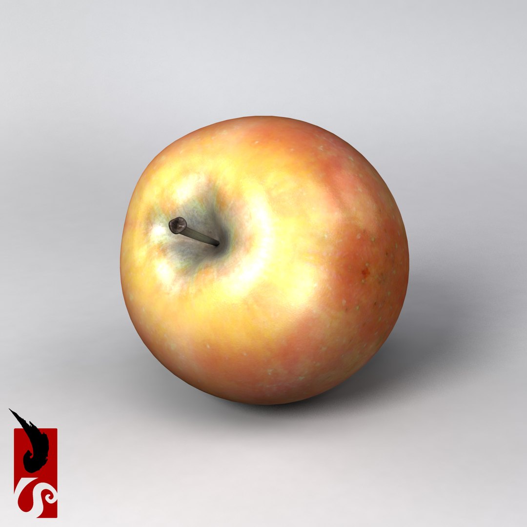 Red Apple Obj