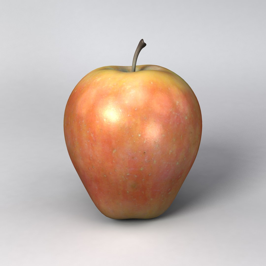 Red Apple Obj