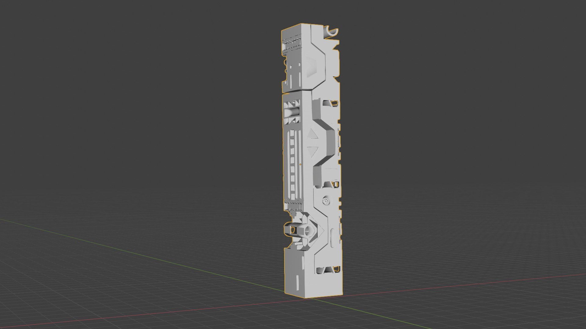 Sci-Fi Hard Surface Pillar With Textures Model - TurboSquid 1821028