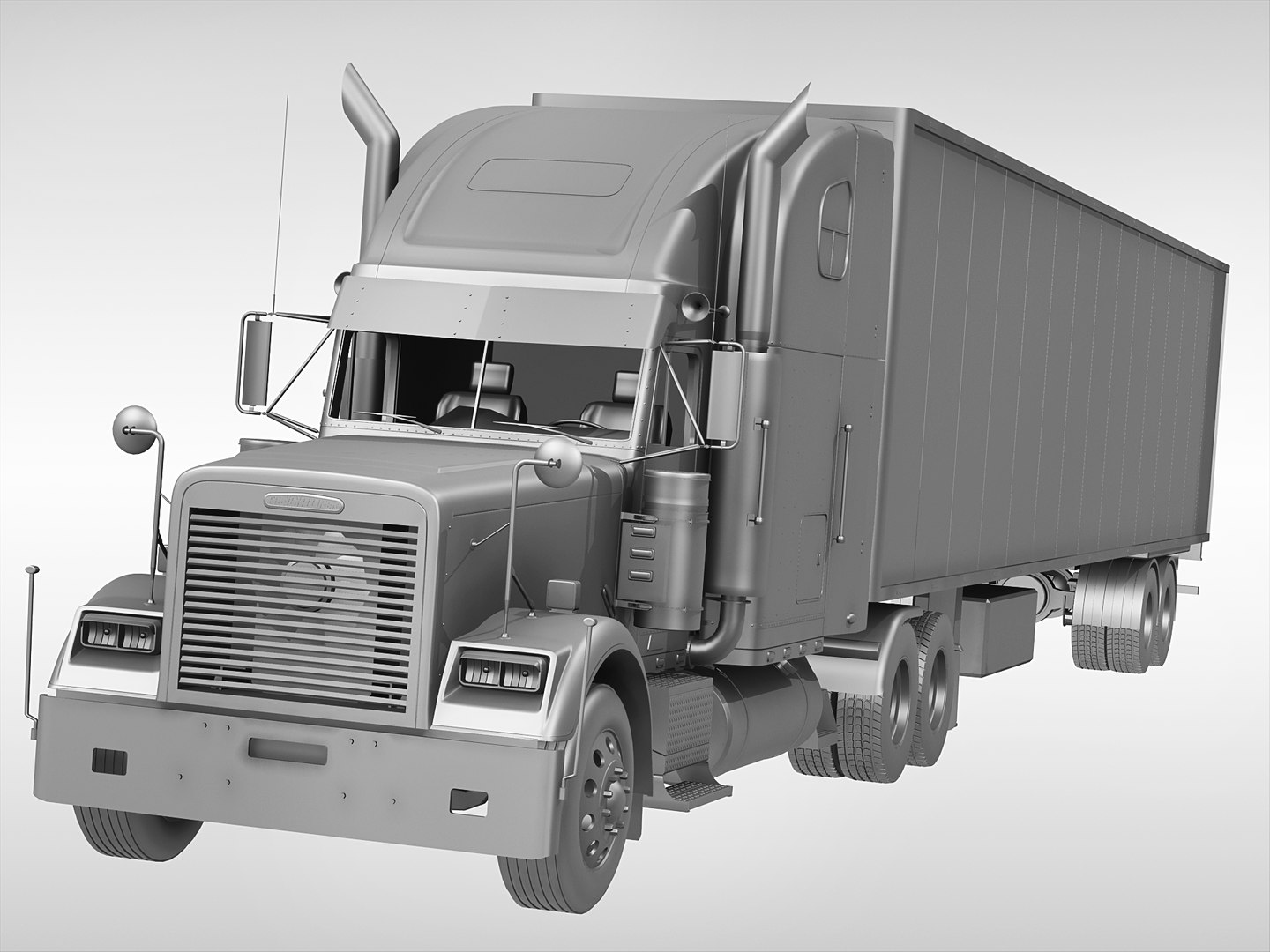 3D Model Freightliner Truck - TurboSquid 1226866