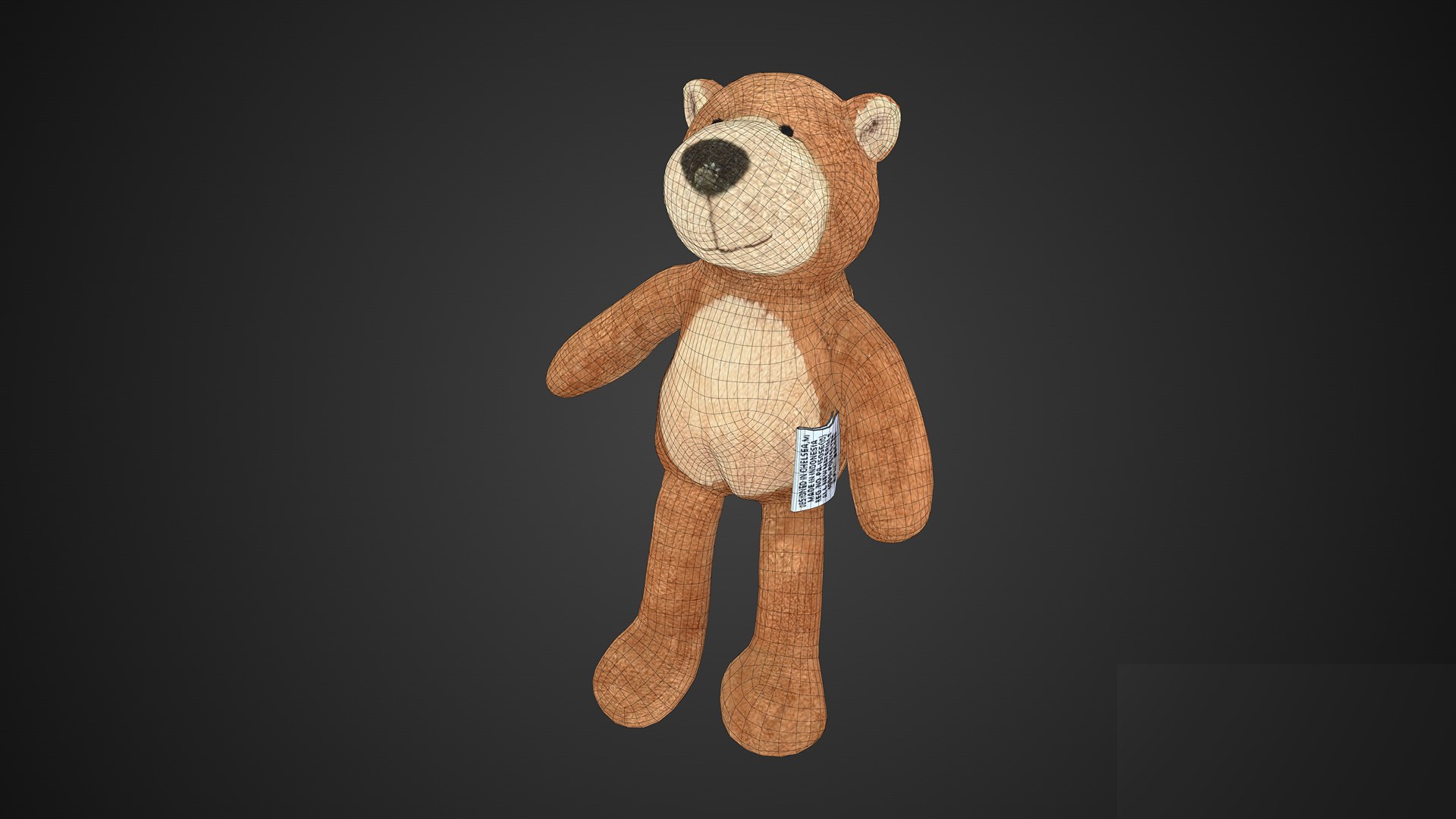 3D Model Game Ready Teddy Bear - TurboSquid 2081156