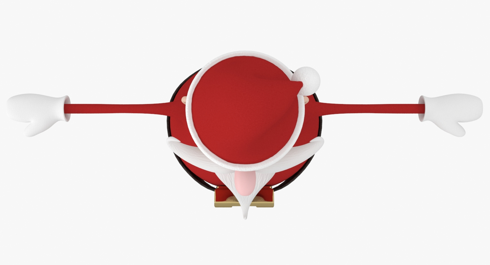 3D cartoon santa claus - TurboSquid 1351389