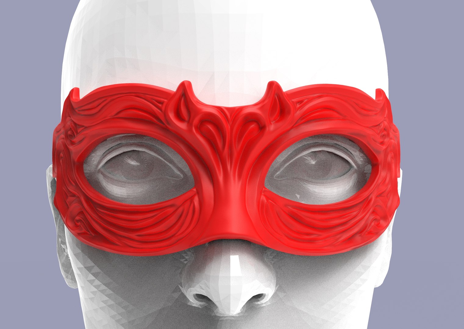 Carnival mask 3D print model 3D model - TurboSquid 2085339