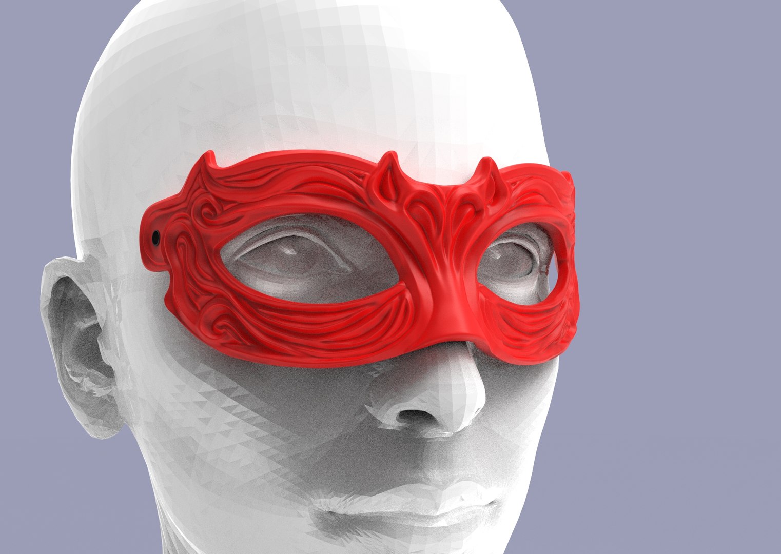 Carnival mask 3D print model 3D model - TurboSquid 2085339