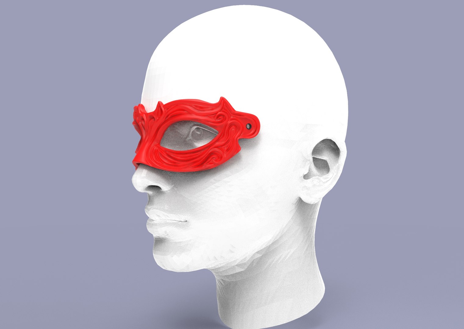 Carnival mask 3D print model 3D model - TurboSquid 2085339
