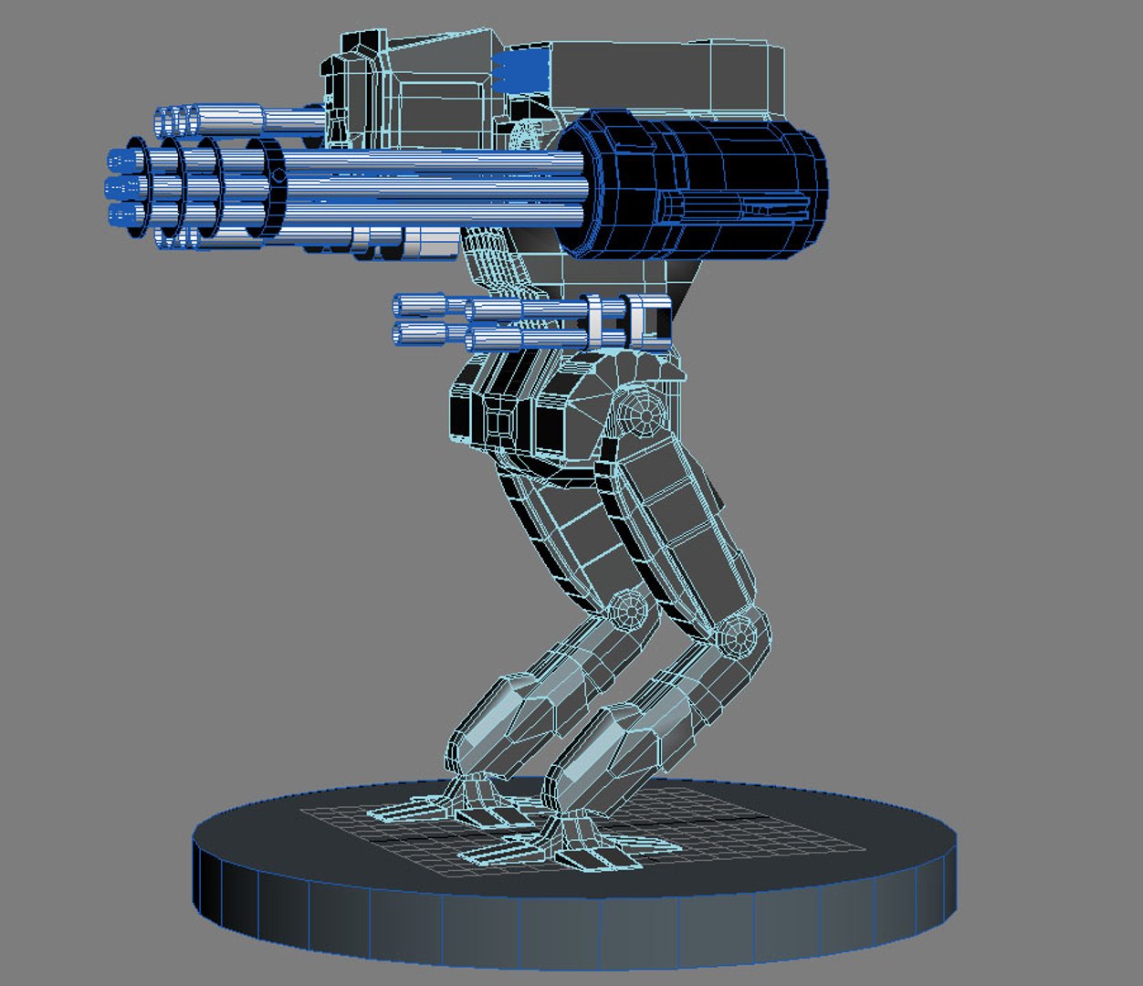 3d Model Mech Weapons