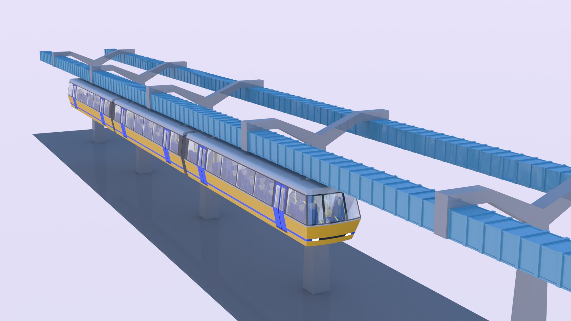 Elevated Train 2023 3D Model - TurboSquid 2144787