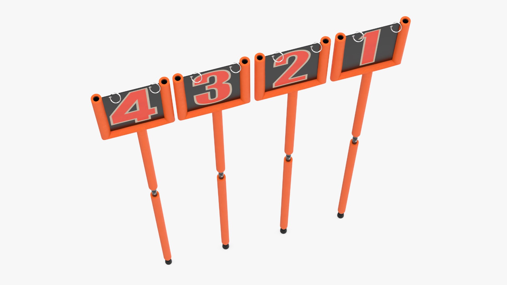 3D Down Markers For American Football - TurboSquid 2234196