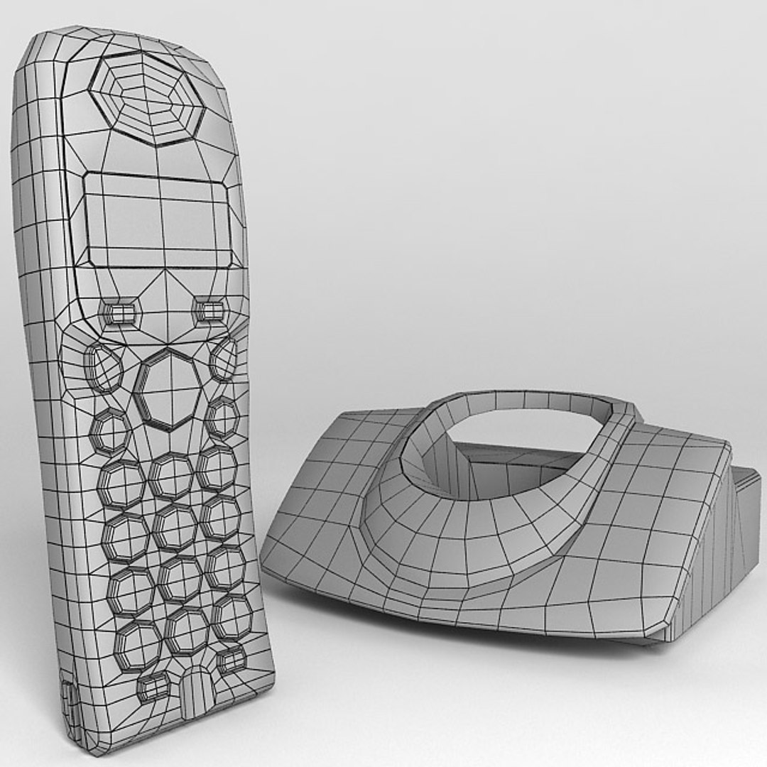 Digital Cordless Phone 3d 3ds