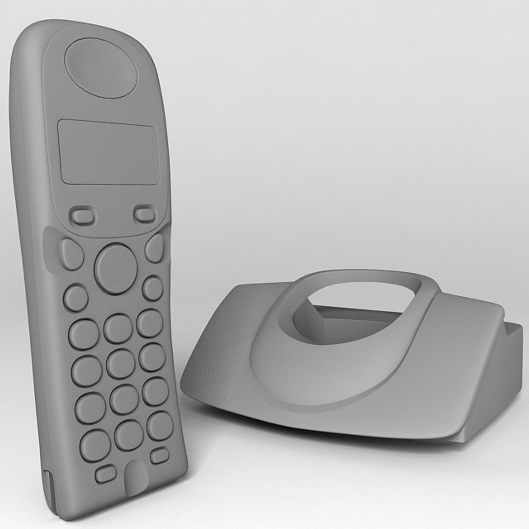 Digital Cordless Phone 3d 3ds