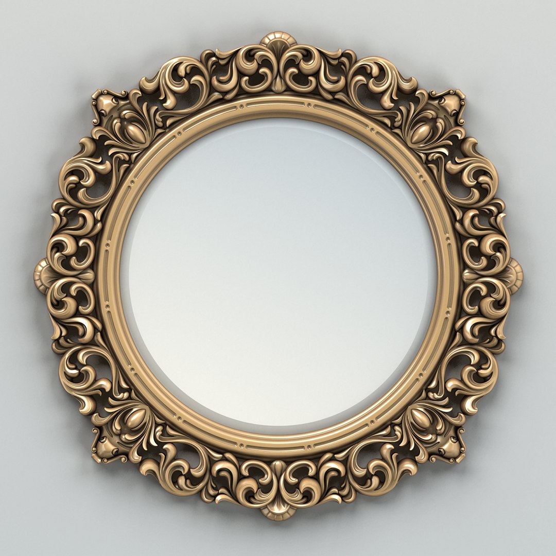 3d Carved Mirror Frame