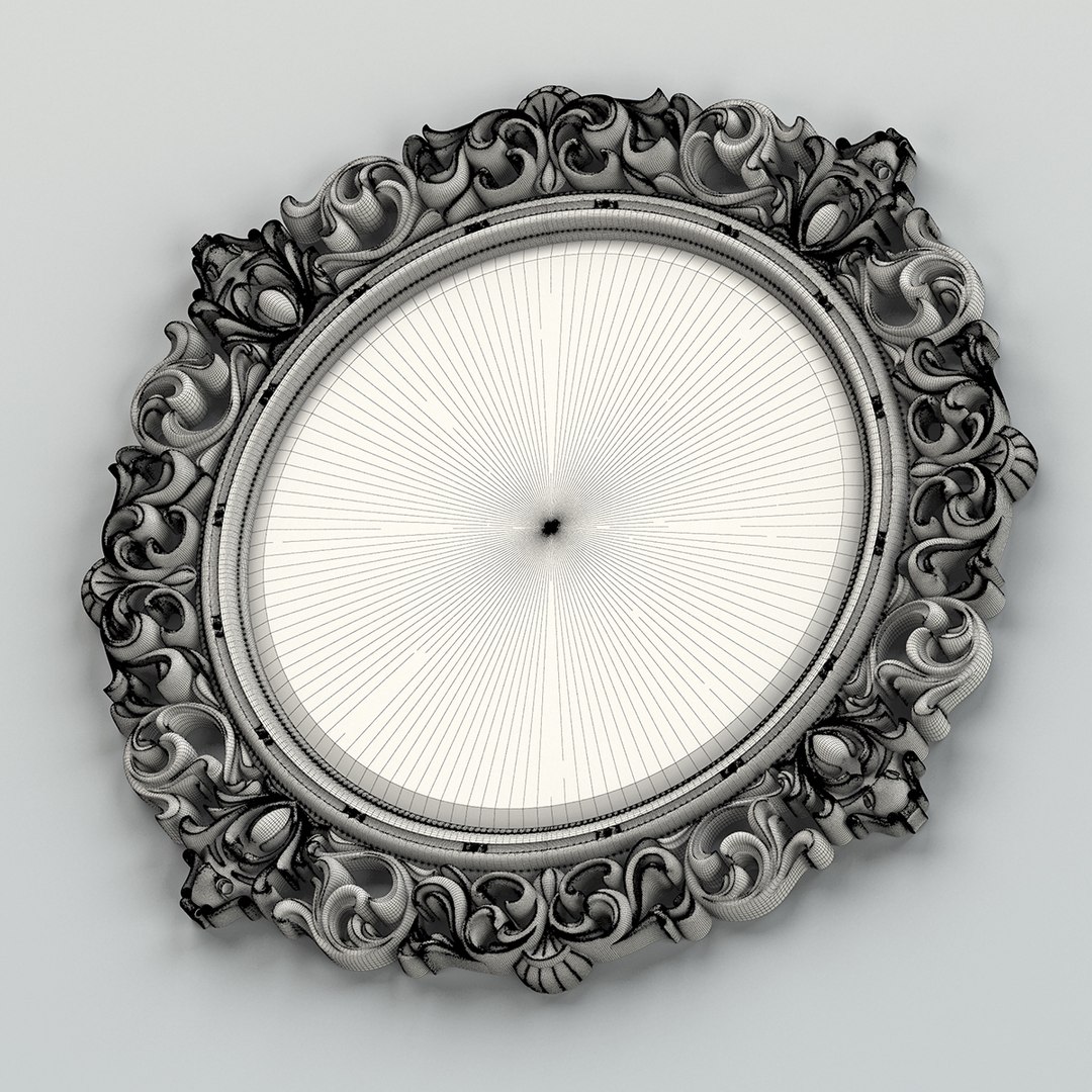 3d Carved Mirror Frame
