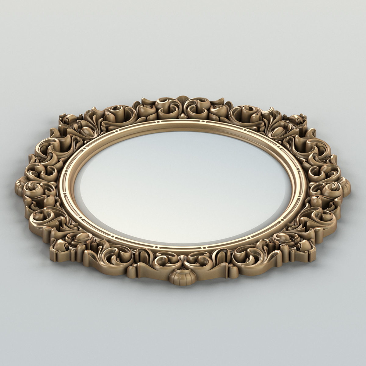 3d carved mirror frame