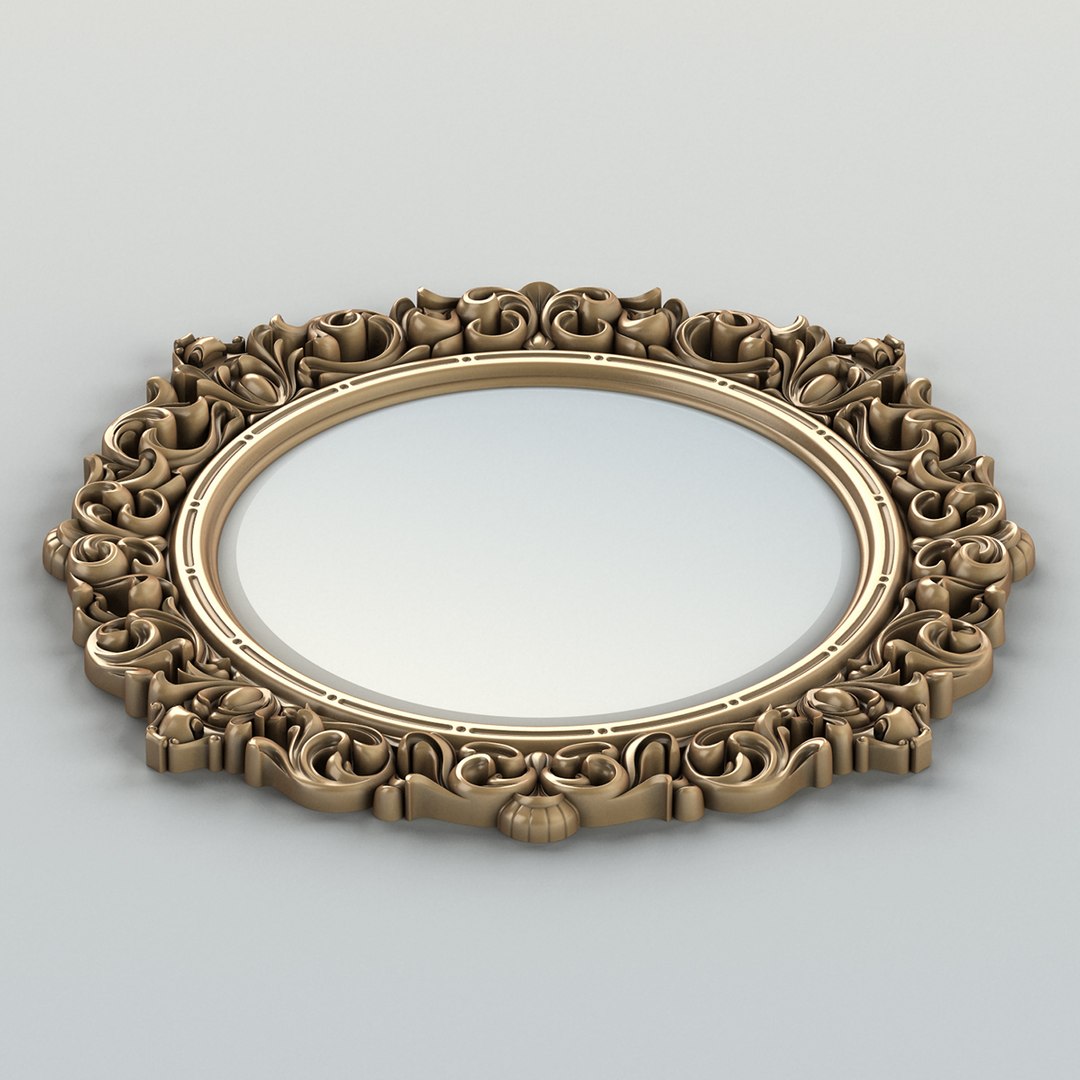 3d Carved Mirror Frame