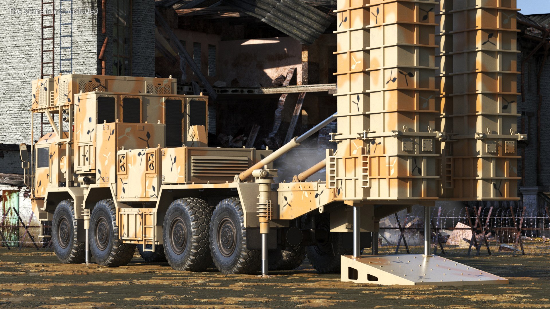 Iranian Bavar 373 Air Defense System On Ready With Missile 3D Model - TurboSquid 2341376