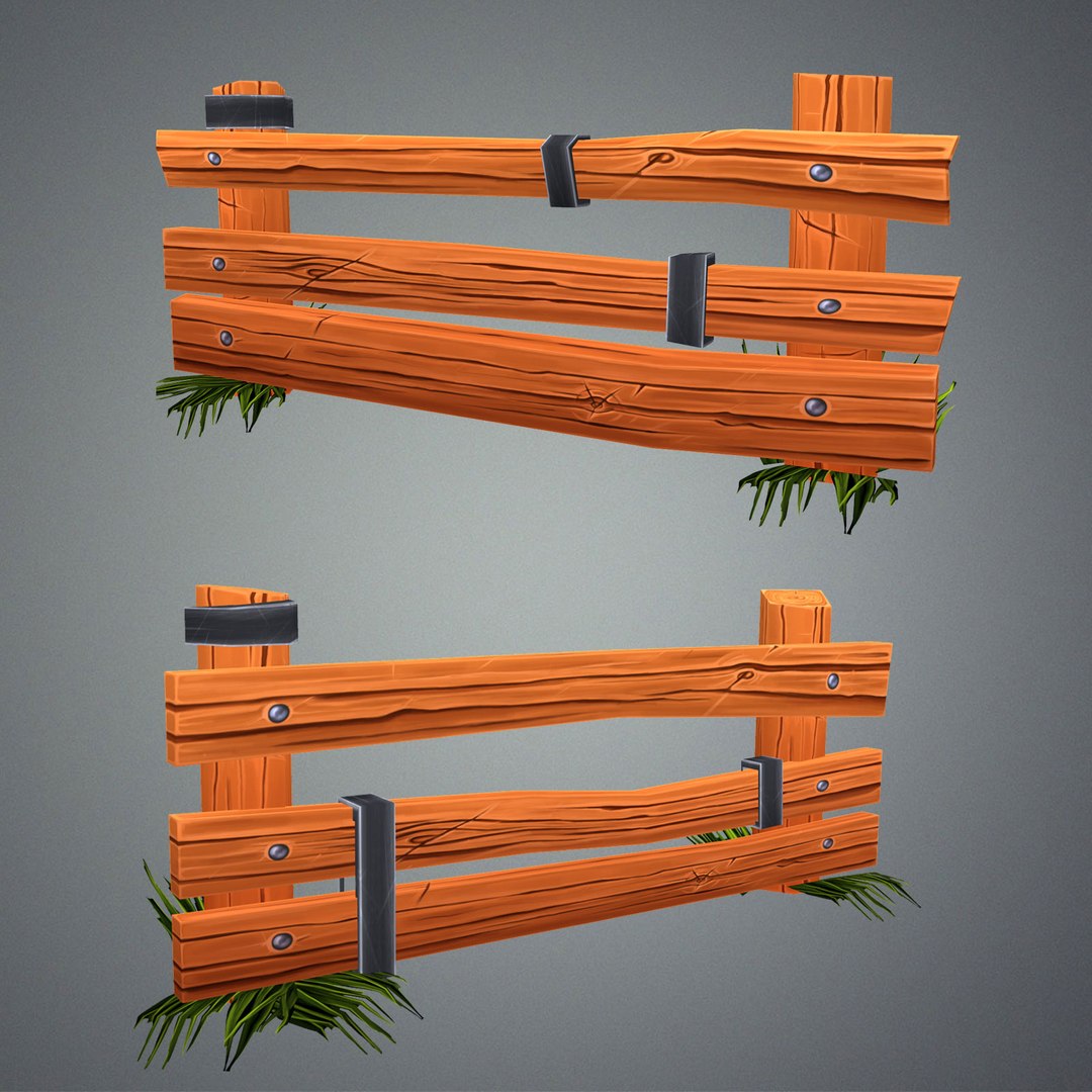 Fence Farm 3d Model