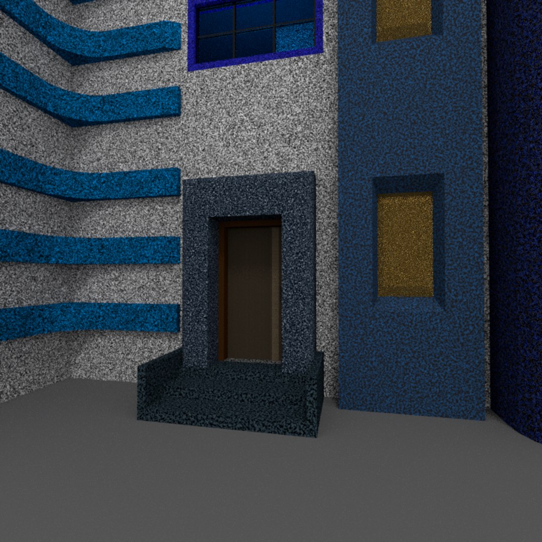 Building blue 3D - TurboSquid 1437466