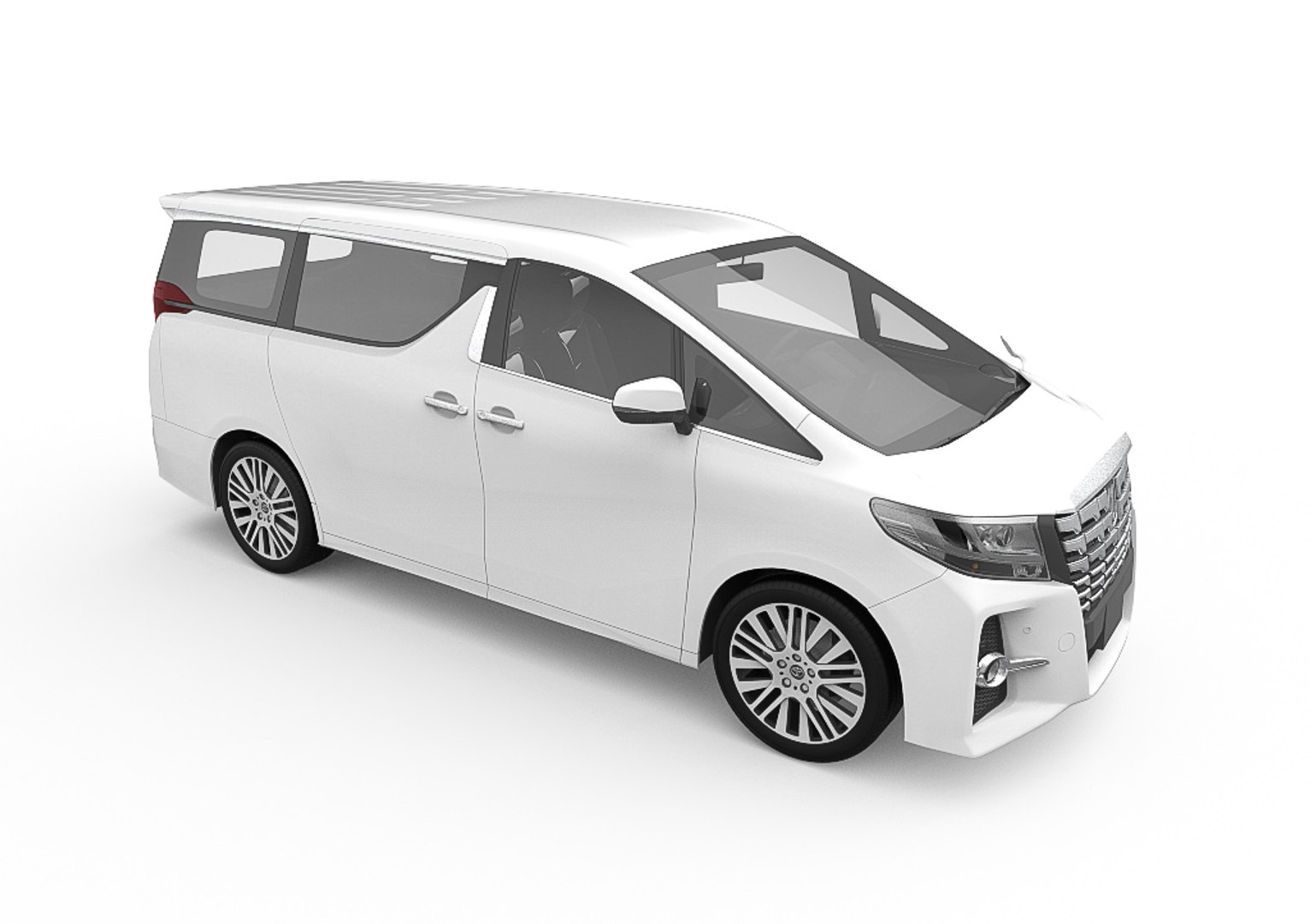 3D 2018 Toyota Alphard Model - TurboSquid 1535407