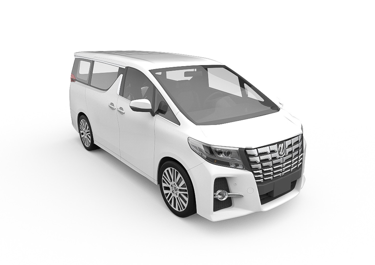 3D 2018 Toyota Alphard Model - TurboSquid 1535407
