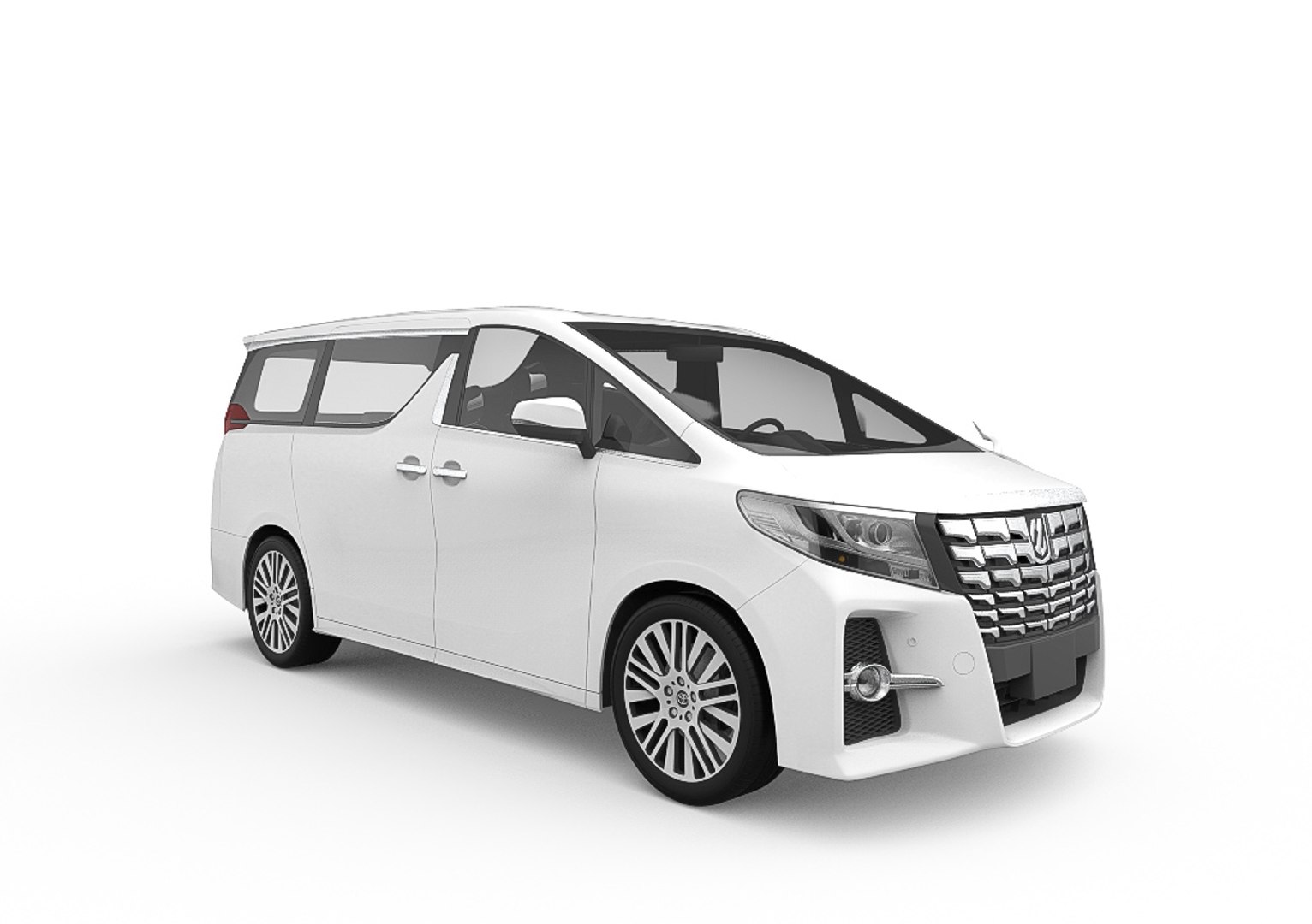 3D 2018 Toyota Alphard Model - TurboSquid 1535407