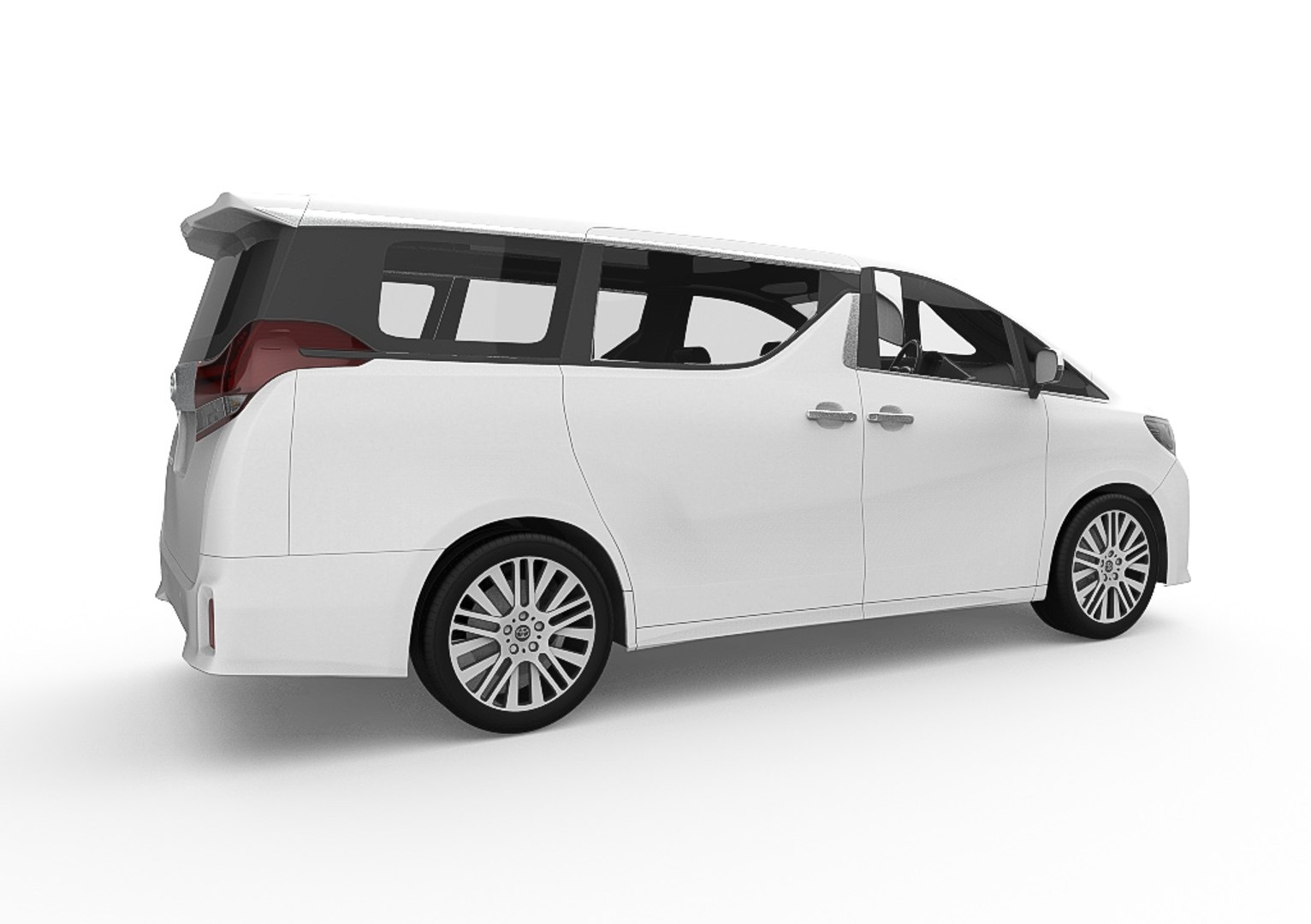 3D 2018 Toyota Alphard Model - TurboSquid 1535407