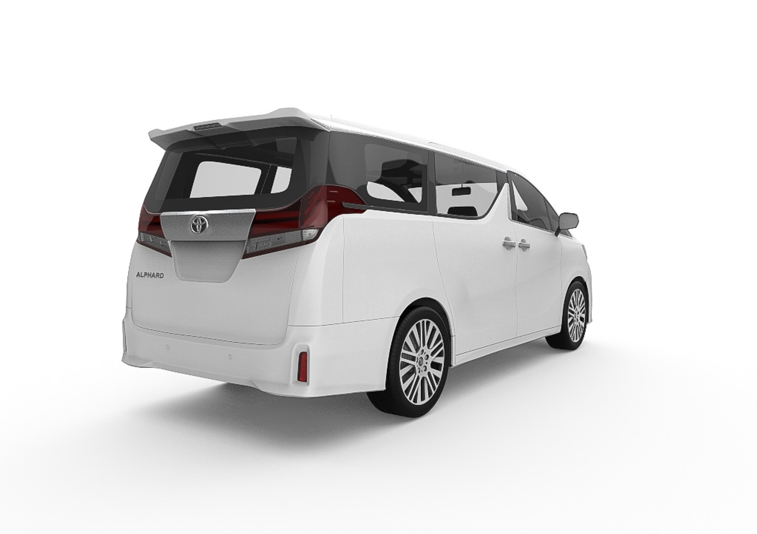 3D 2018 Toyota Alphard Model - TurboSquid 1535407