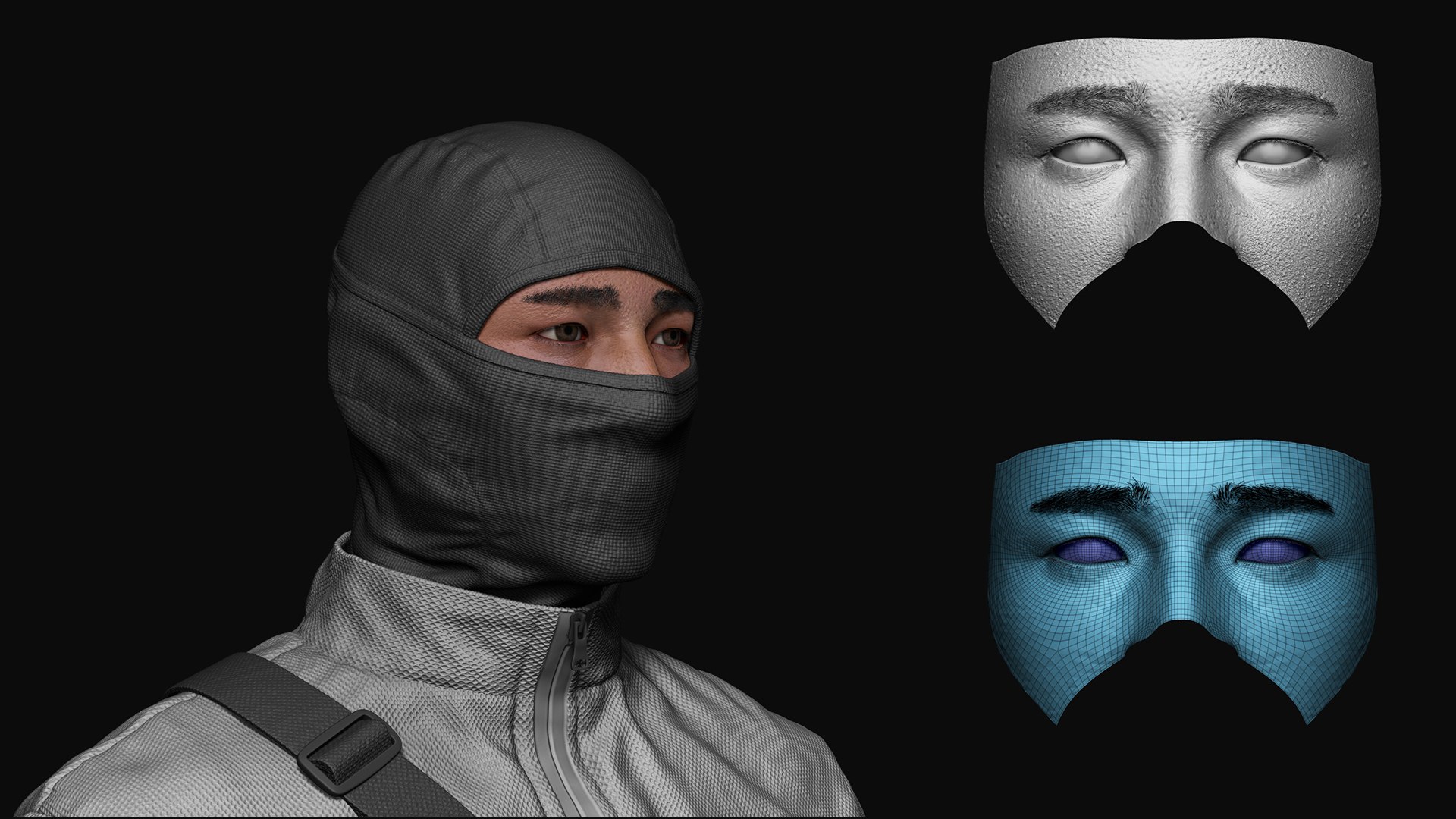 Asian Mercenary Guard Zbrush 3D Model - TurboSquid 1968845