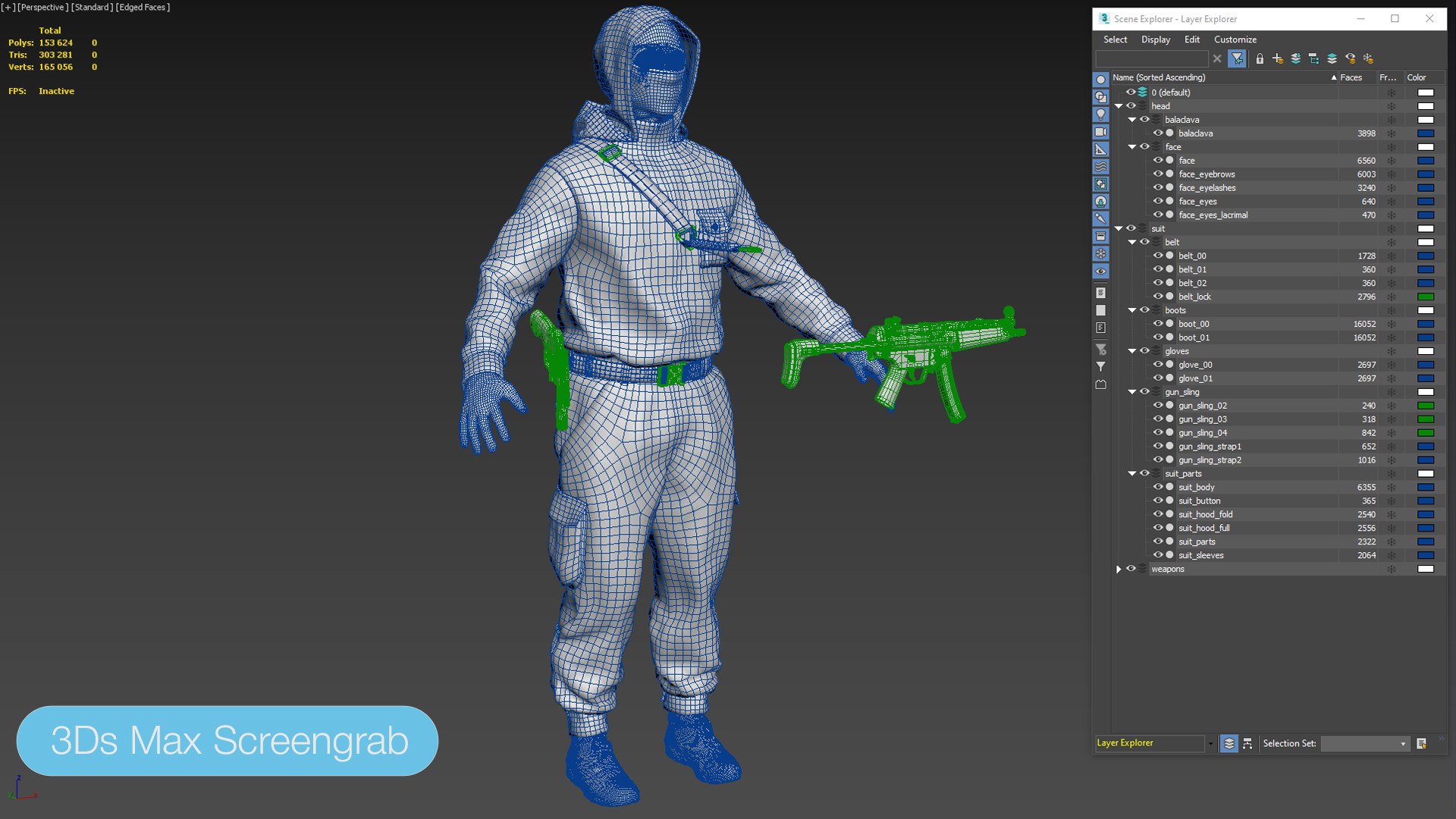Asian Mercenary Guard Zbrush 3D model - TurboSquid 1968845