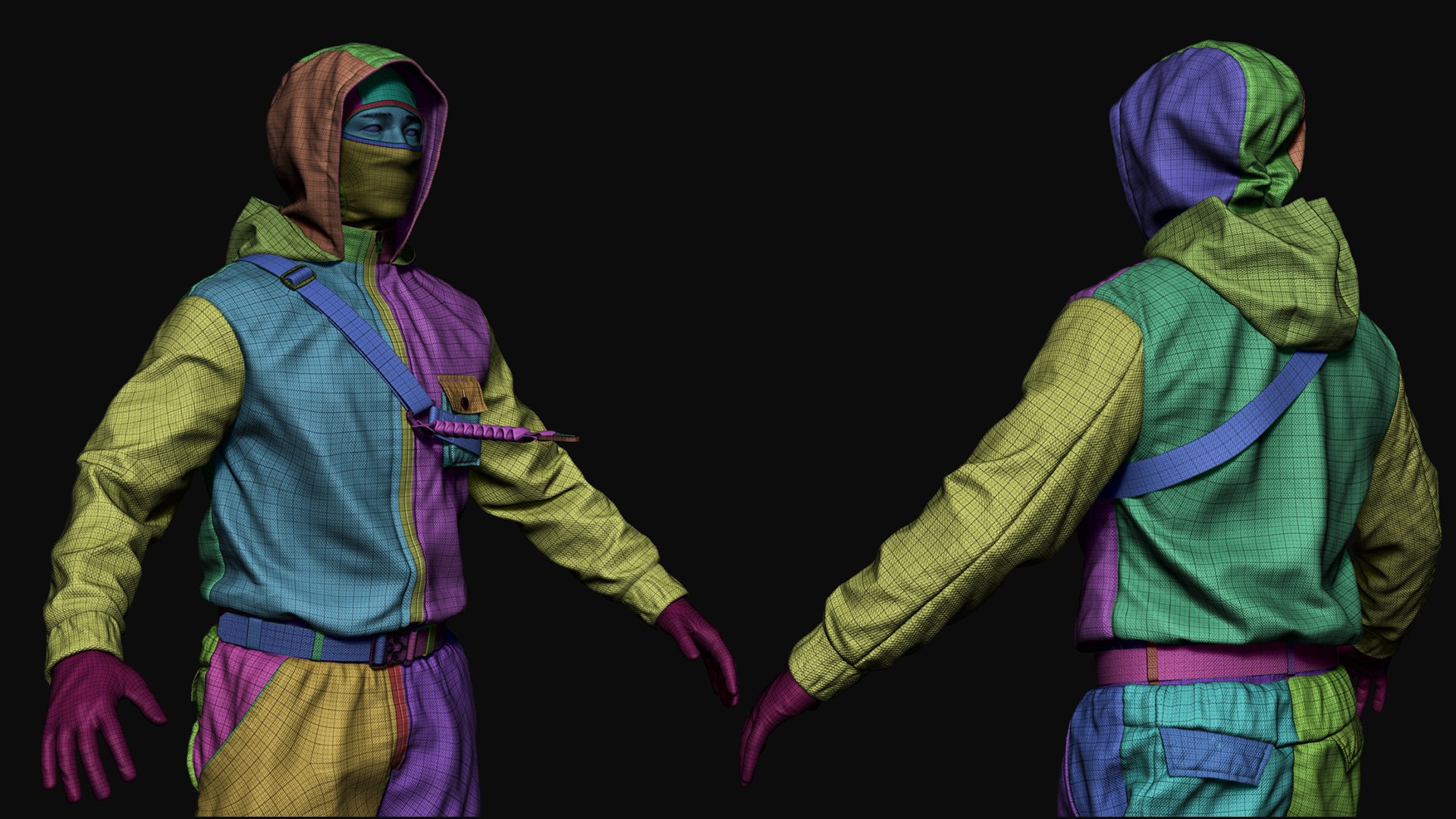 Asian Mercenary Guard Zbrush 3D model - TurboSquid 1968845