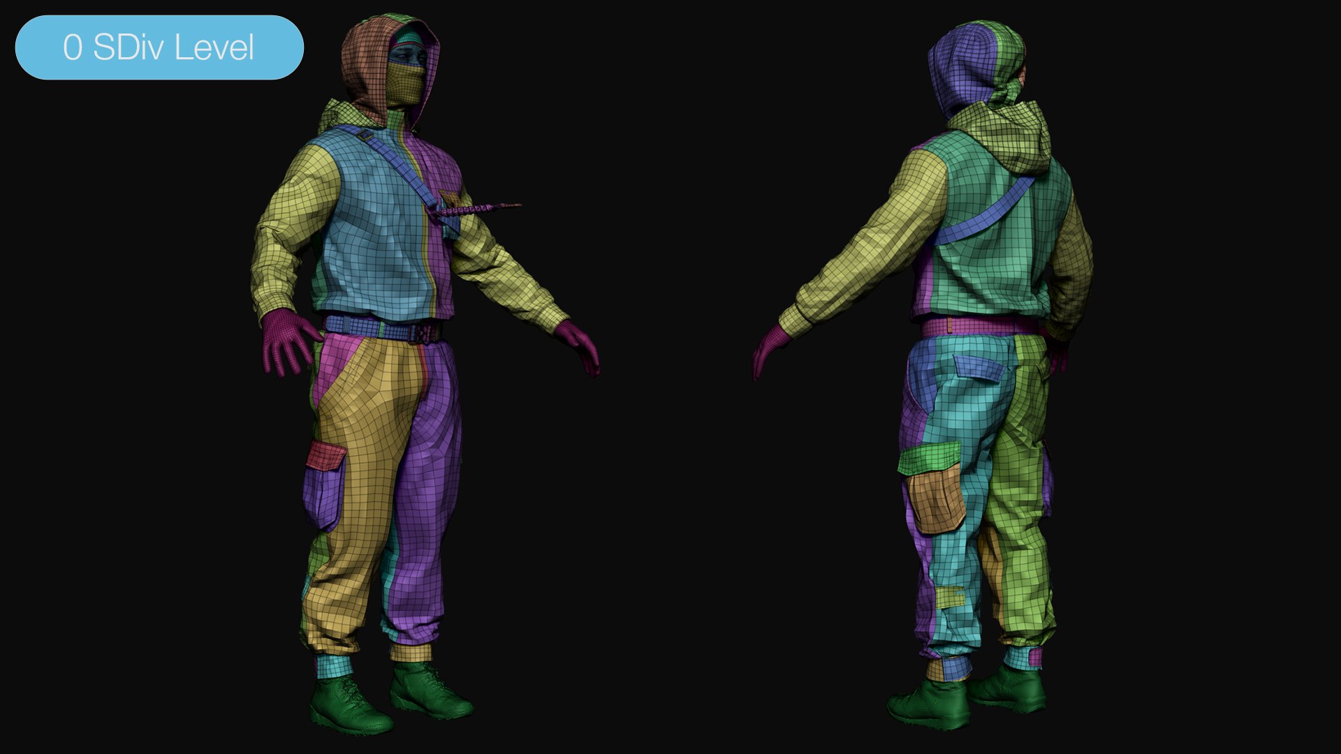 Asian Mercenary Guard Zbrush 3D model - TurboSquid 1968845