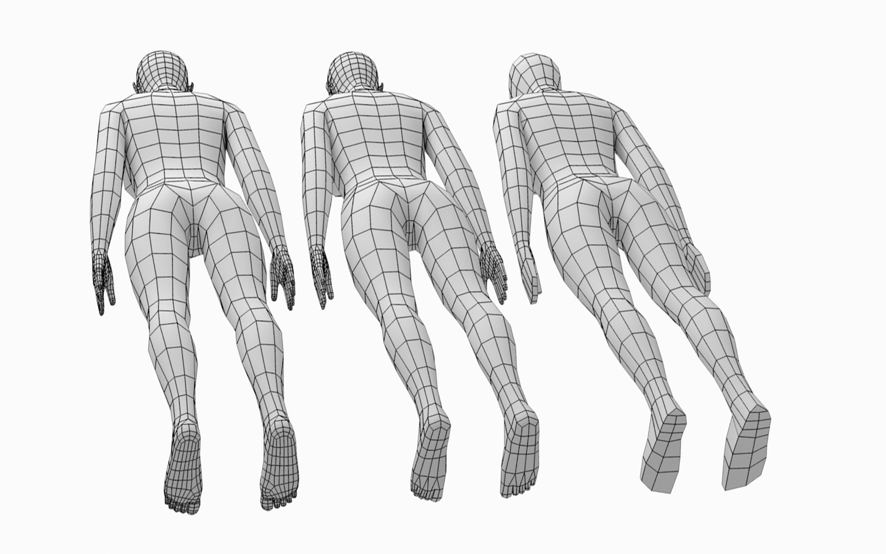 Natural Female In Rest Pose Base Mesh Model - TurboSquid 2124763