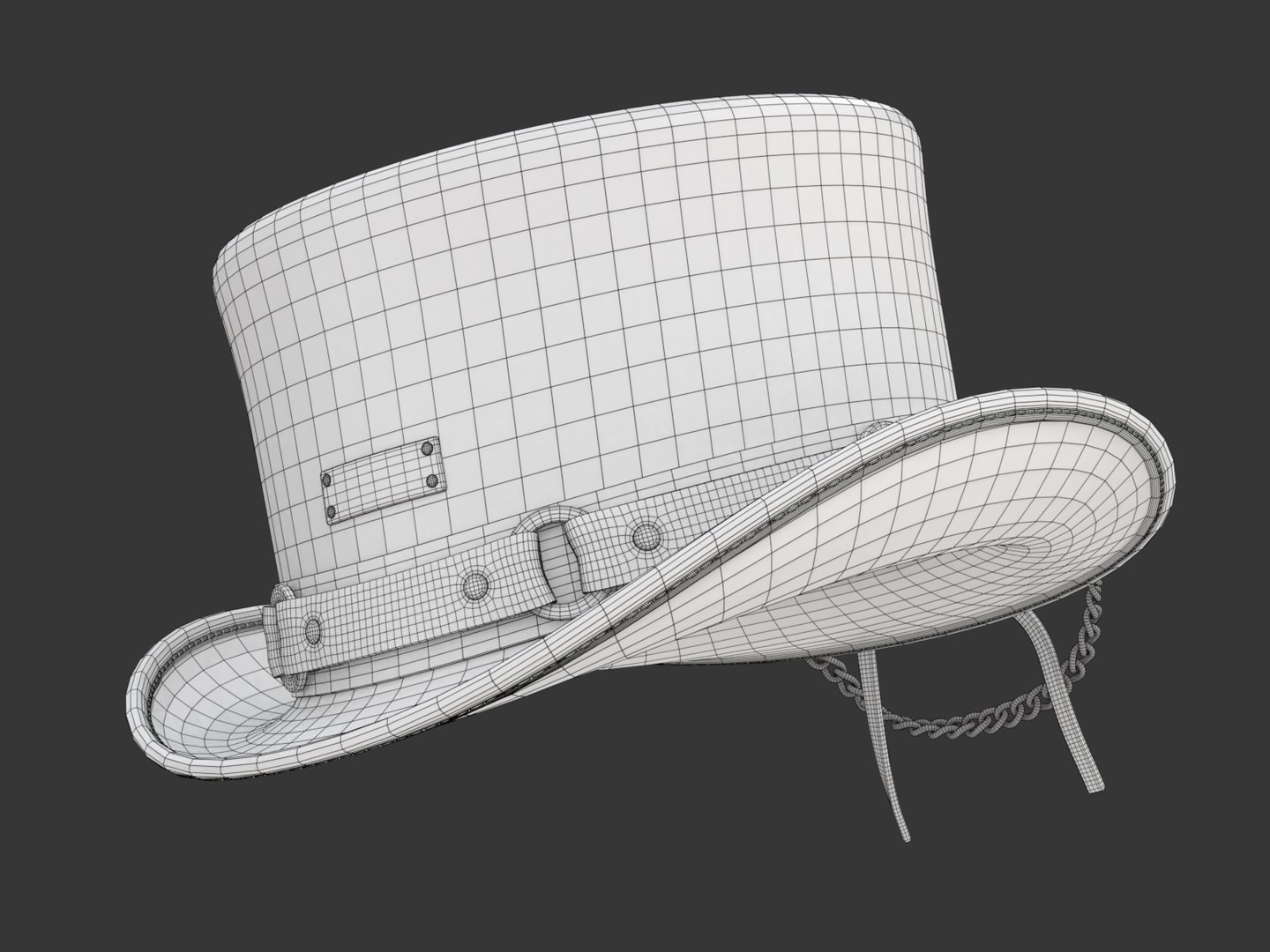 3D Top Hat Model - TurboSquid 2303802