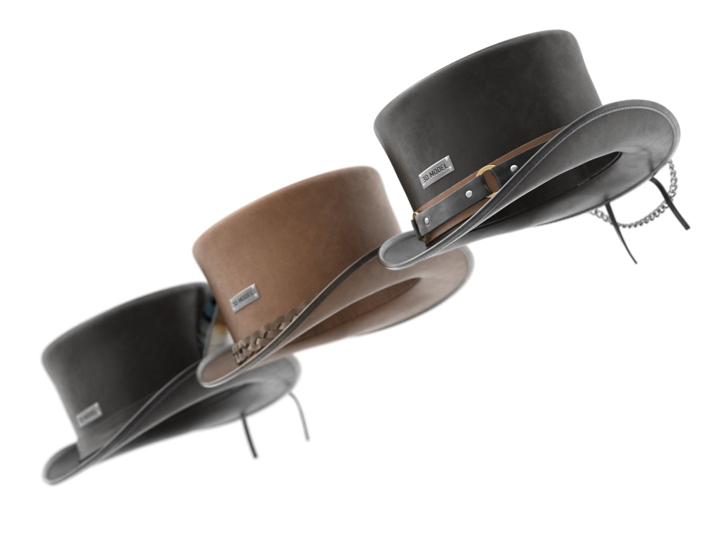 3D Top Hat Model - TurboSquid 2303802