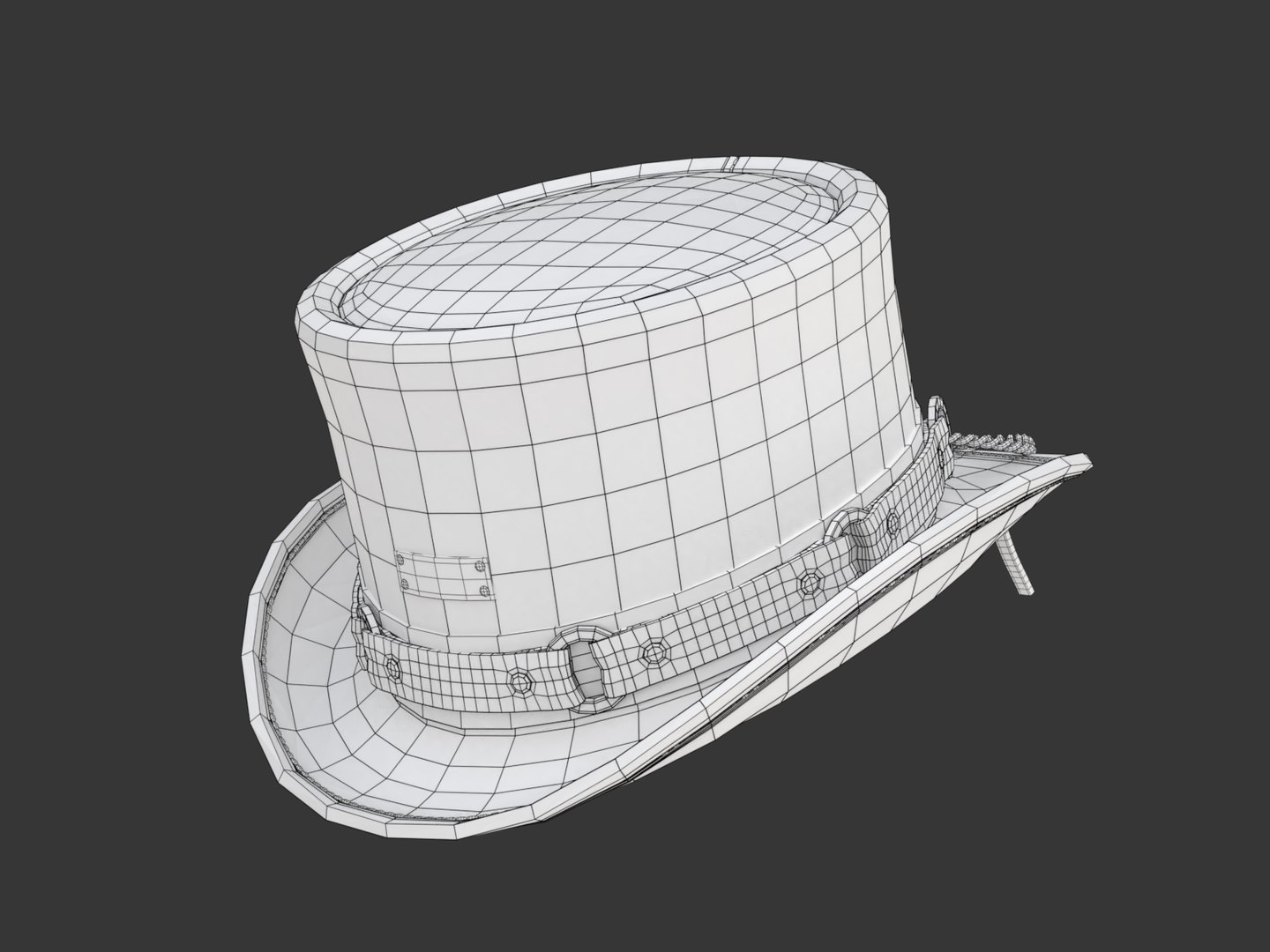 3D Top Hat Model - TurboSquid 2303802