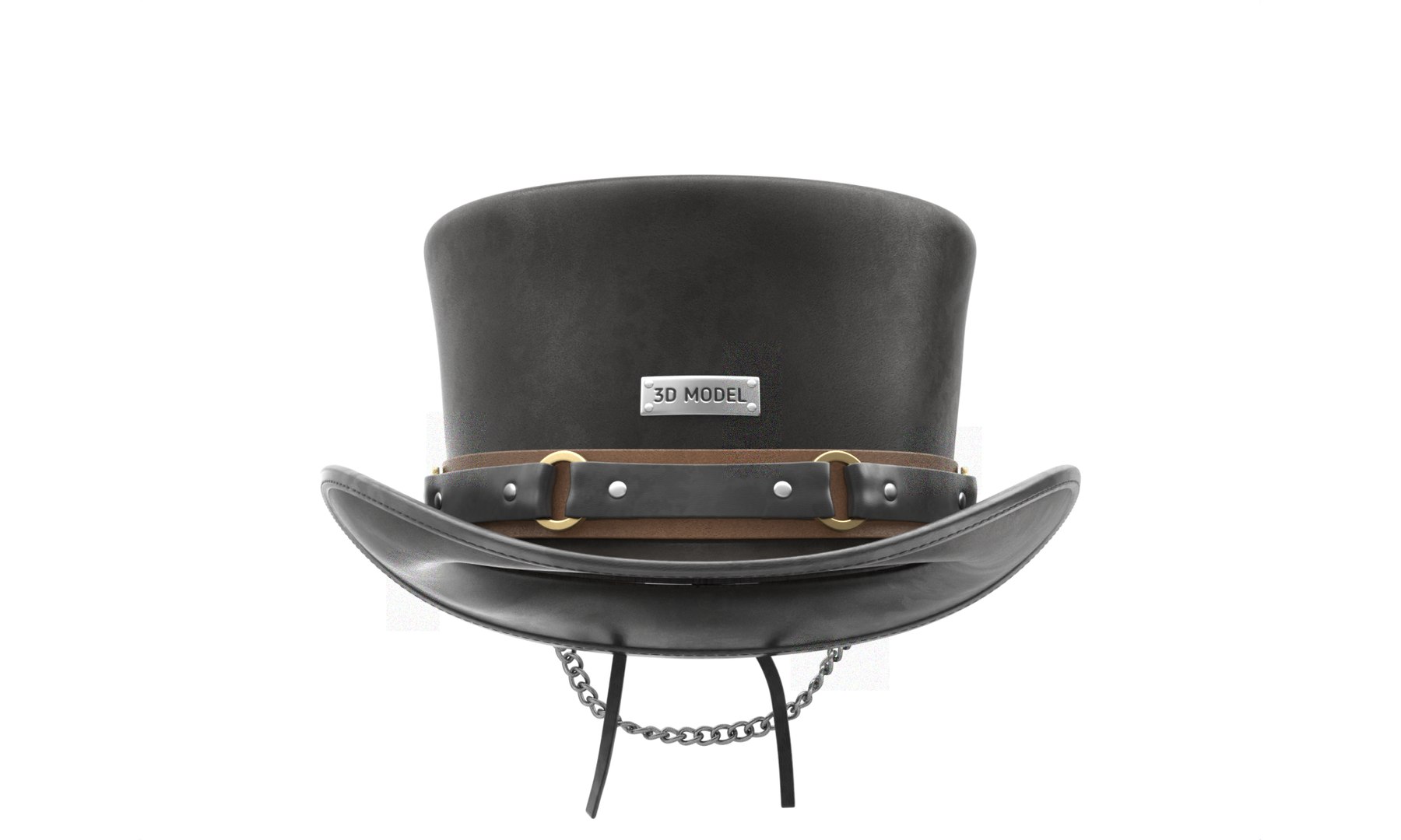 3D Top Hat Model - TurboSquid 2303802