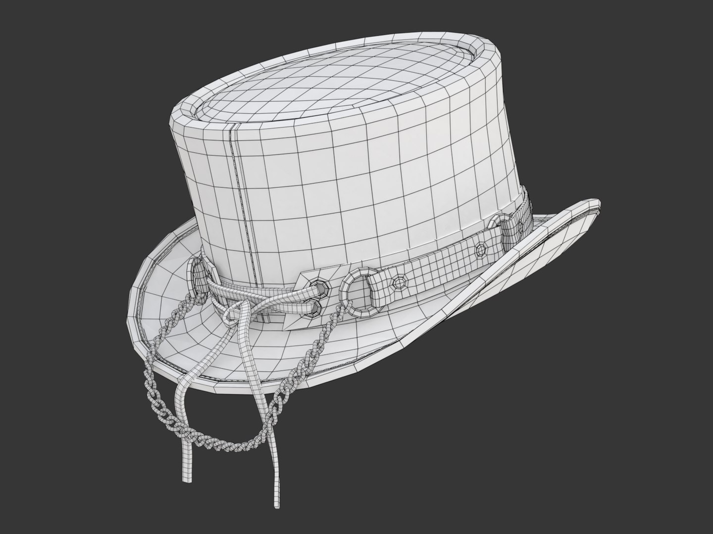 3D Top Hat Model - TurboSquid 2303802