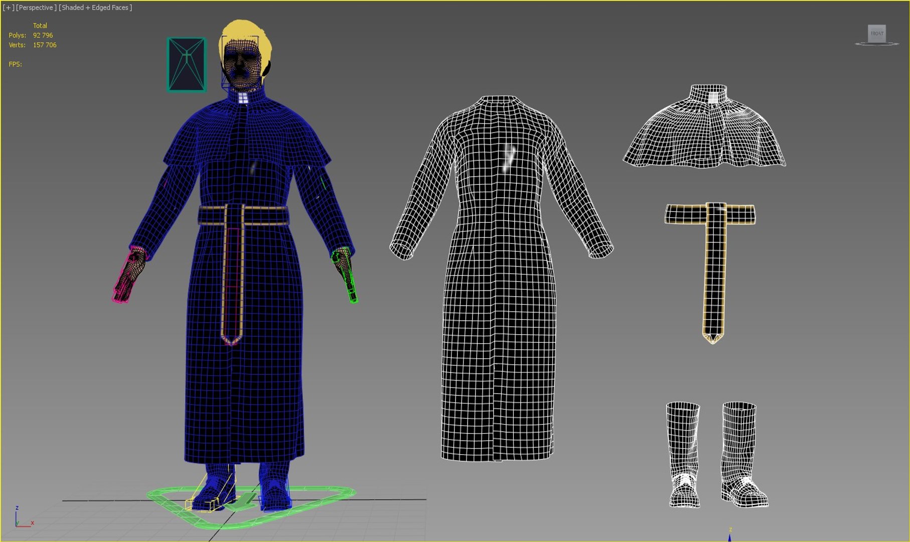 Priest 3D Model - TurboSquid 1822381