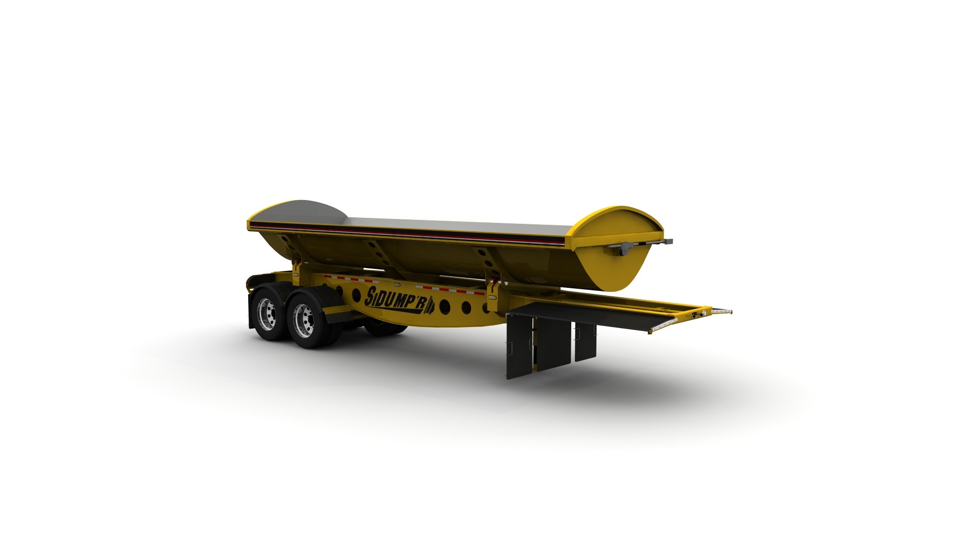 3D sidumpr sdr233-49 dump trailer - TurboSquid 1639356