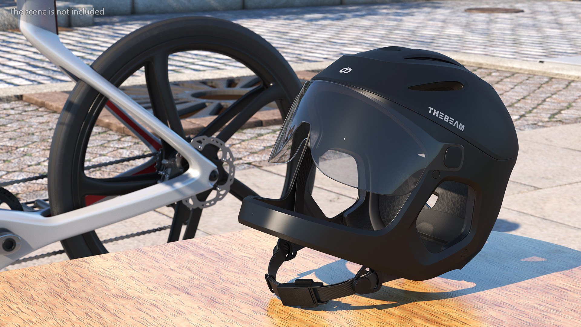 Virgo E-bike Helmet Black model - TurboSquid 2144488